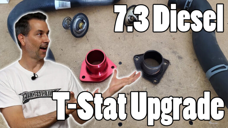 Ford 7 3 Thermostat Replacement The Btr Garage Car Reviews Car Racing